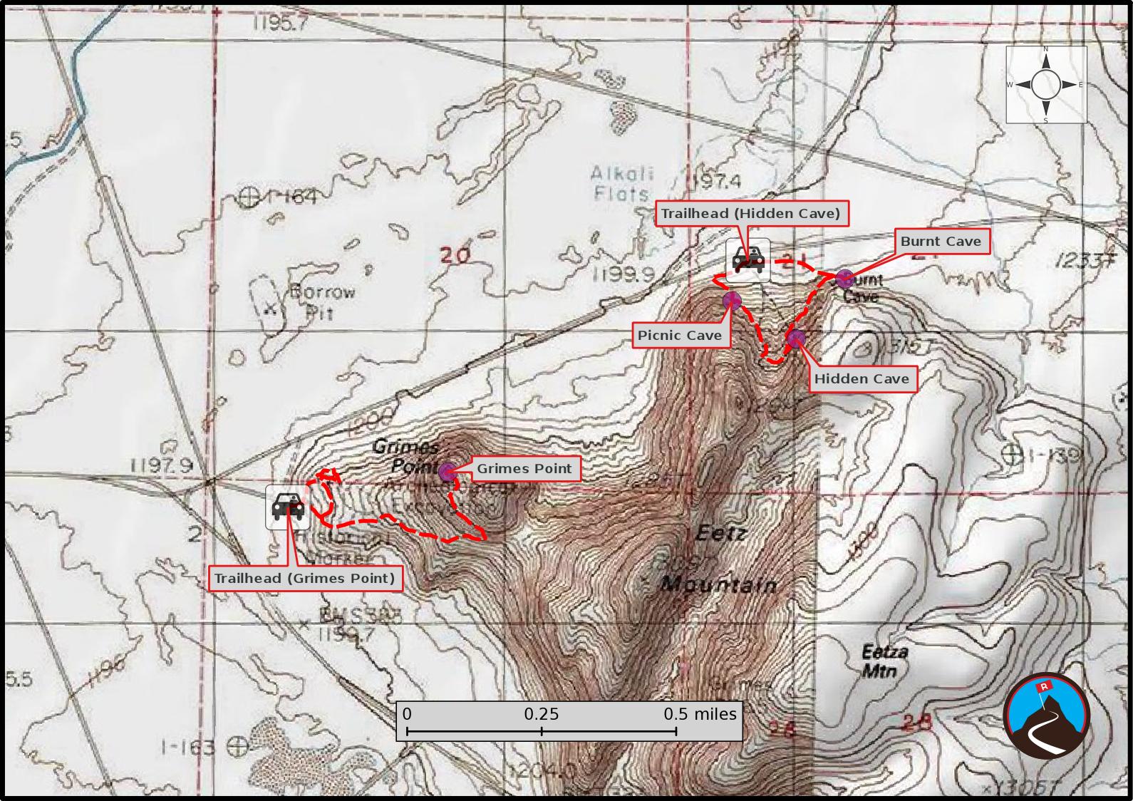 Hiking Grimes Point and Hidden Cave - Fallon Nevada | Road Trip Ryan