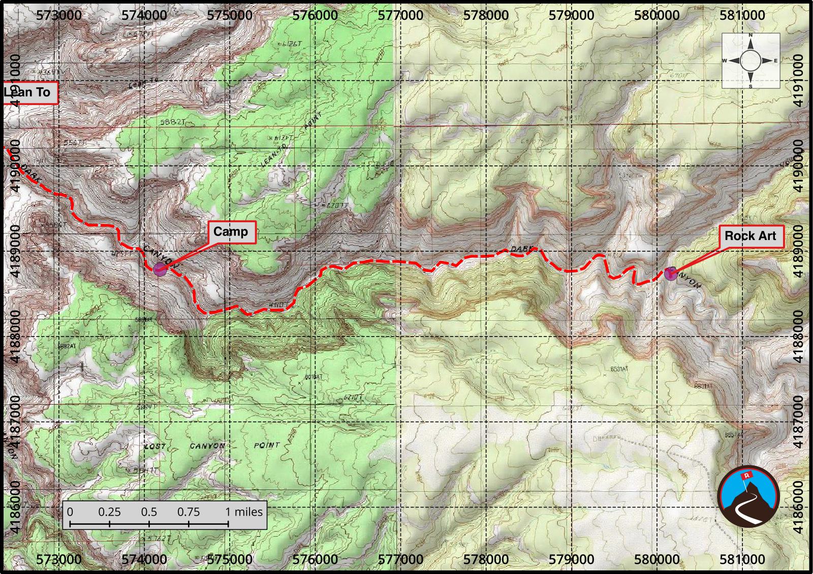 Hiking Sundance Trail - Dark Canyon - Road Trip Ryan